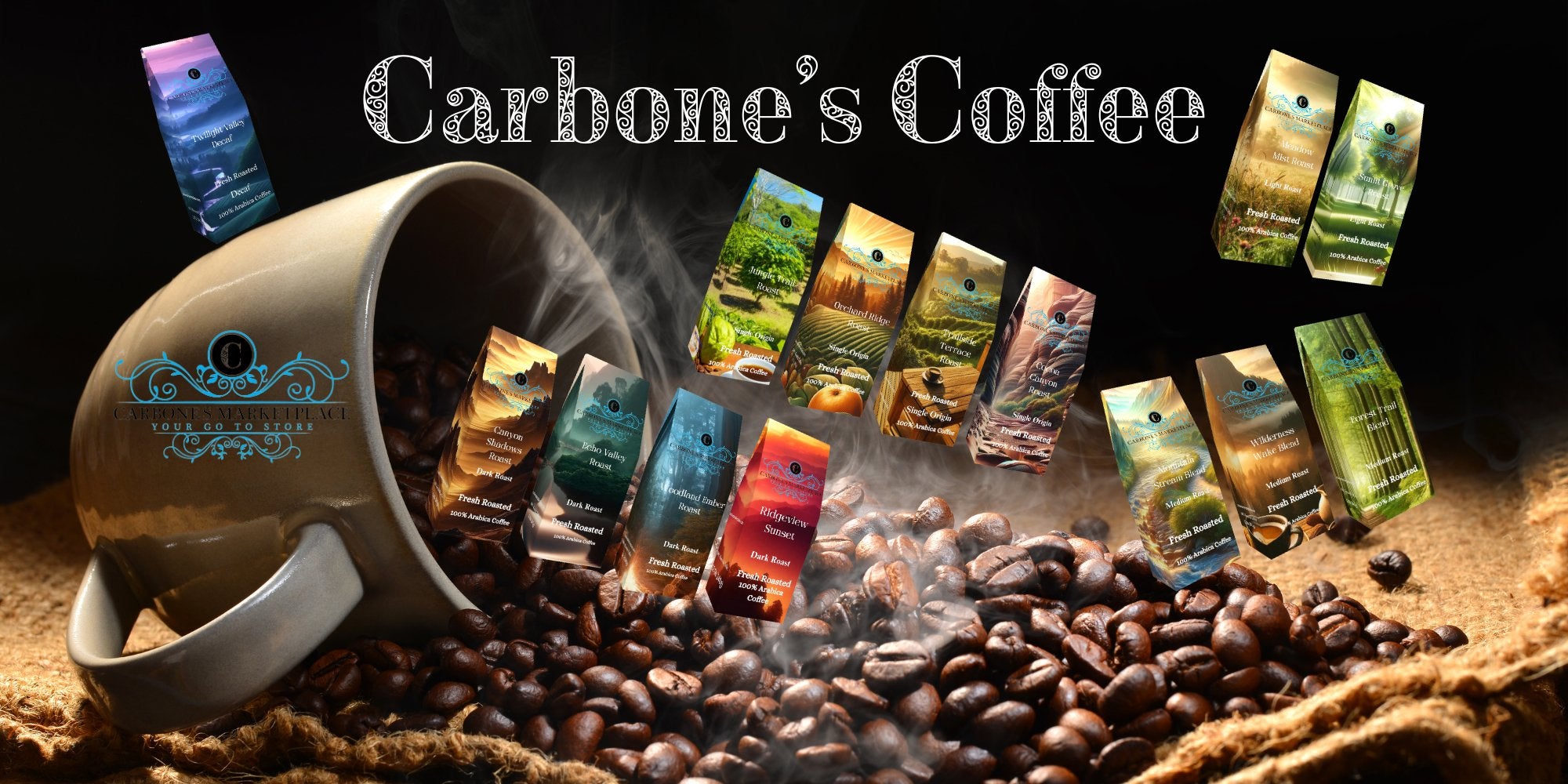 Freshly Roasted Coffee Collection | Carbone's Marketplace