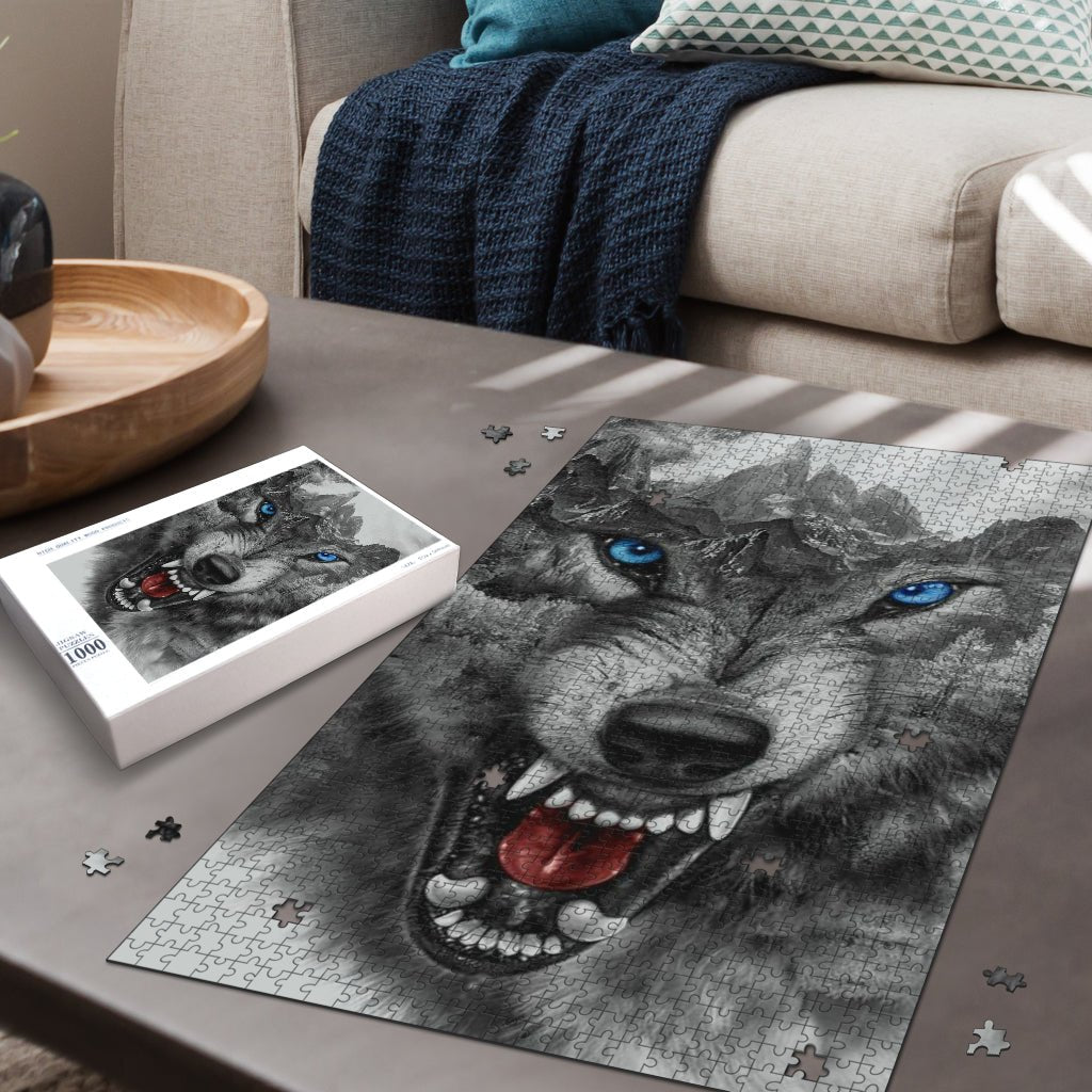 Angry Wolf Jigsaw Puzzle – Carbone's Marketplace